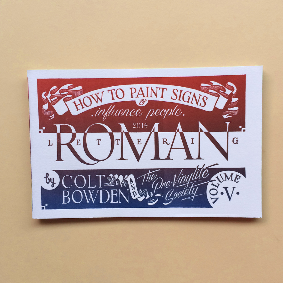 Sign Painting Books - COLT BOWDEN